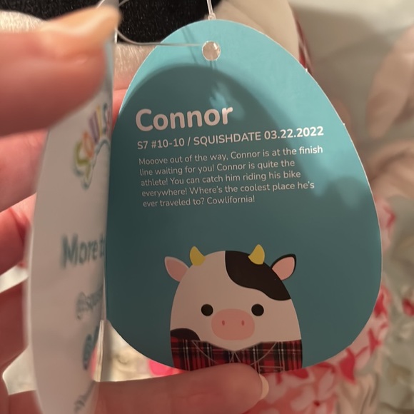 Squishmallows | Toys | 8 Pajama Connor Cow Squishmallow | Poshmark